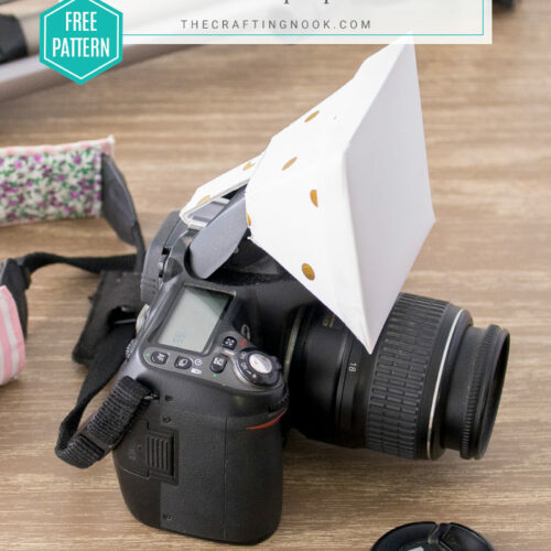DIY Flash Bouncer for Built-in DSLR Camera Flashes | The Crafting Nook