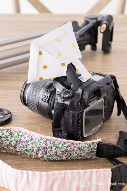 DIY Flash Diffuser for DSLR Built-in Pop-up Flashes - The Crafting Nook
