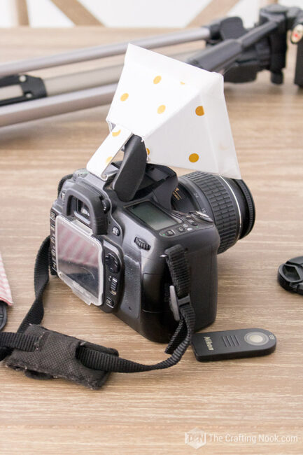 DIY Flash Diffuser for DSLR Built-in Pop-up Flashes - The Crafting Nook