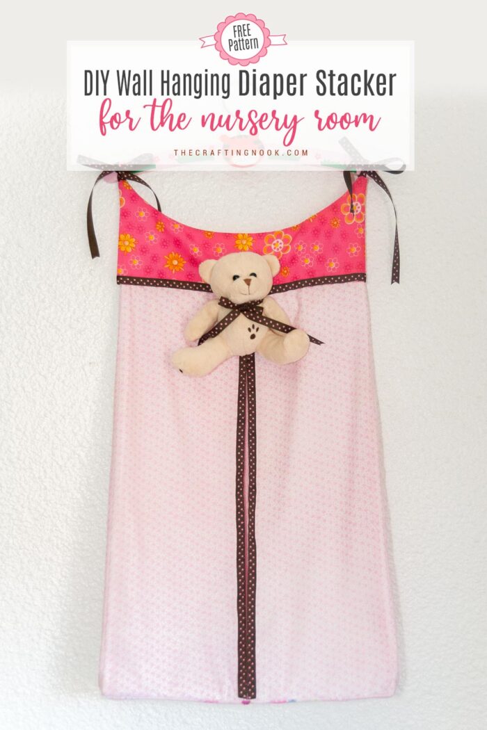 DIY Wall Hanging Diaper Stacker - The Crafting Nook