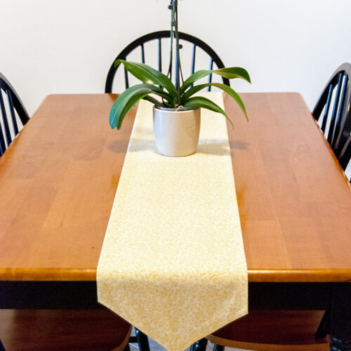 DIY Table Runner No Sew (Easy Tutorial) - The Crafting Nook