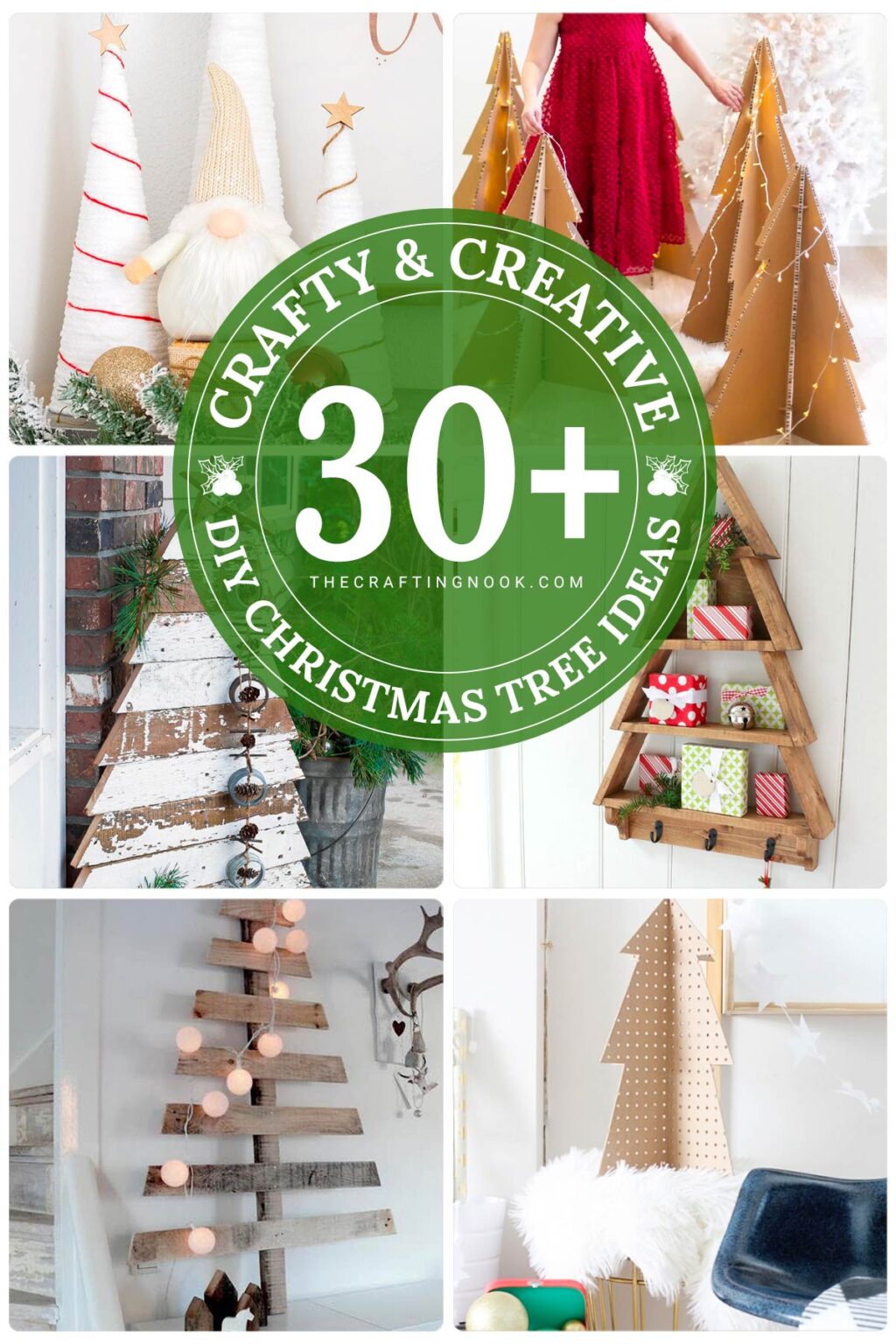 30+ Creative DIY Christmas Tree Ideas - The Crafting Nook
