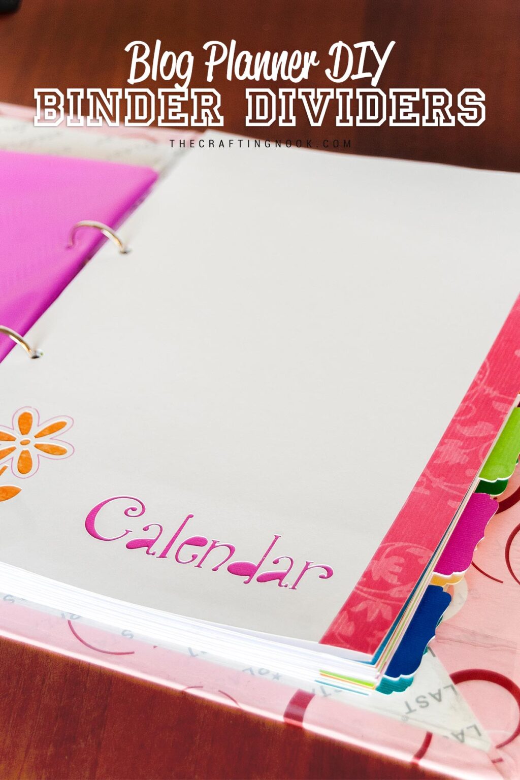 DIY Binder Dividers + Free Cut Files - The Crafting Nook