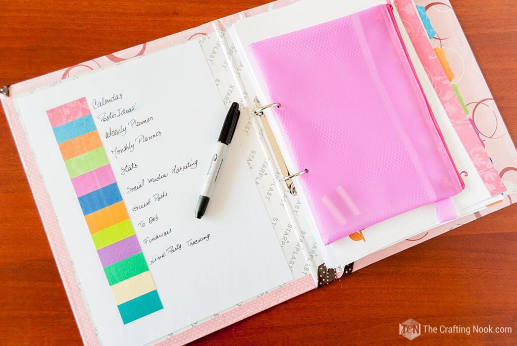 DIY Binder Dividers + Free Cut Files - The Crafting Nook