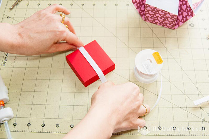 DIY Valentine Favor Box for Candy and Small Gifts - The Crafting Nook