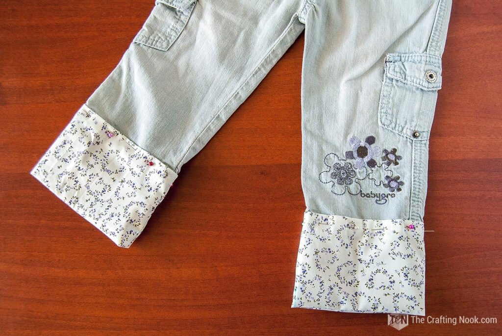 How to Lengthen Pants That Are Too Short - The Crafting Nook