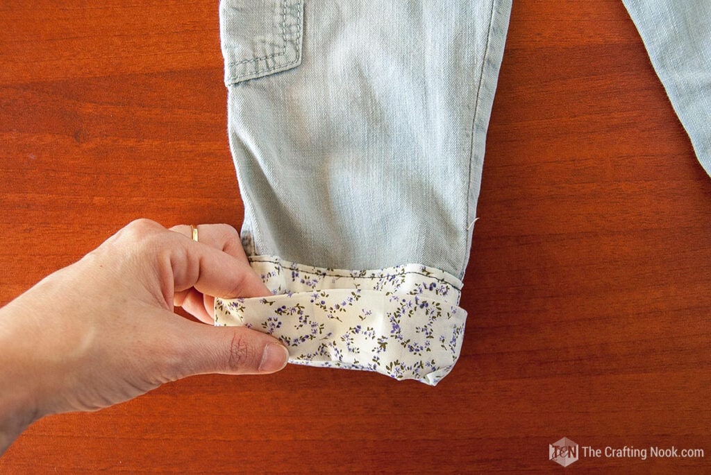How to Lengthen Pants That Are Too Short - The Crafting Nook