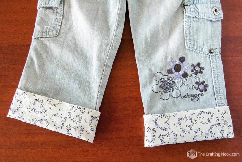 How to Lengthen Pants That Are Too Short - The Crafting Nook