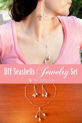 DIY Seashells Jewelry Set - The Crafting Nook