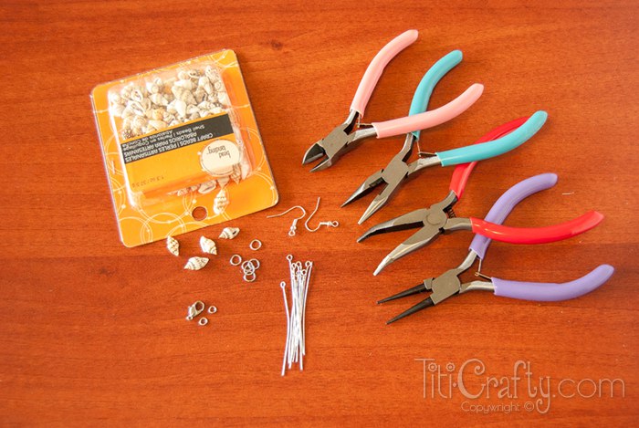 DIY Seashells Jewelry Set - The Crafting Nook