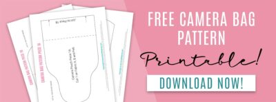DIY Camera Bag Pattern for DSLR Cameras (Camera Pouch) - The Crafting Nook