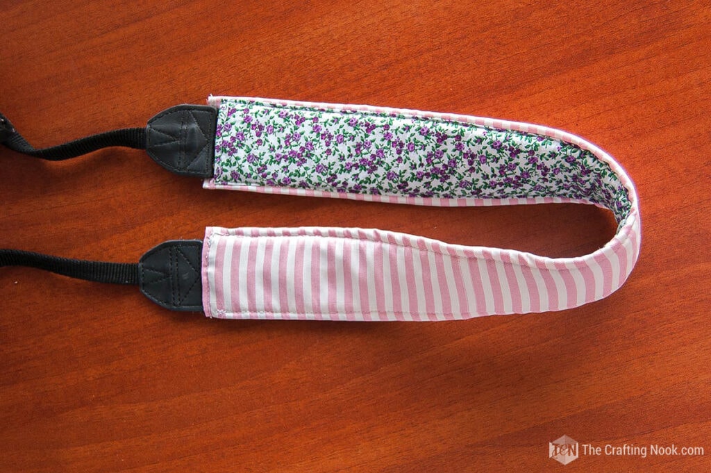 Easy DIY Camera Strap Cover for DSLR Cameras - The Crafting Nook