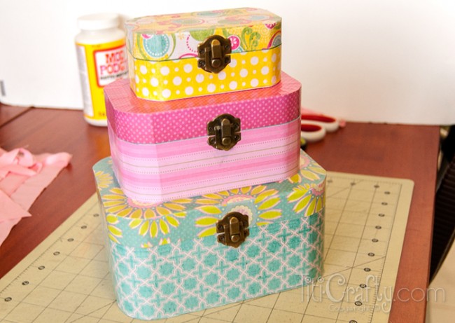 DIY Mod Podge Box for Jewelry Storage - The Crafting Nook