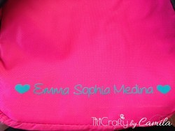 Cute Preschooler Heat Transfer Vinyl Backpack | The Crafting Nook