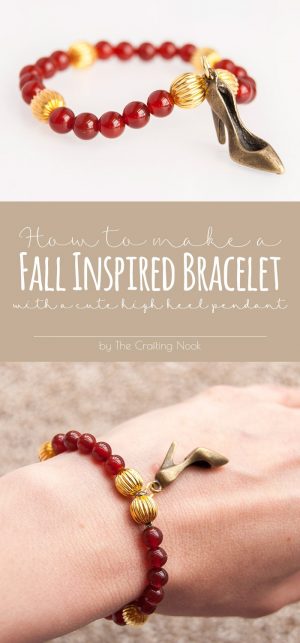 Fall Bead Bracelet Tutorial - The Crafting Nook