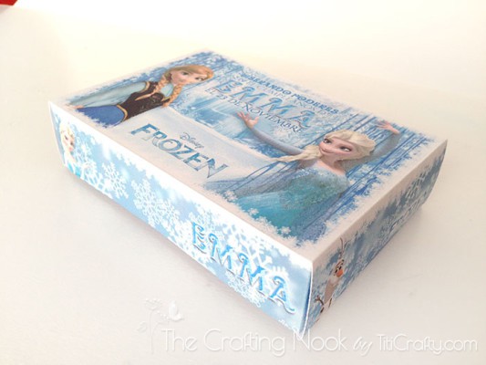 Frozen Themed Cake Box and Individual Cake Boxes - The Crafting Nook