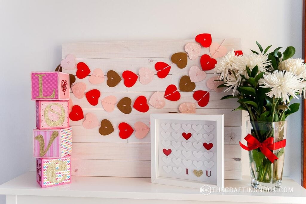 Love DIY Wood Letter Blocks for Valentine’s Day - The Crafting Nook