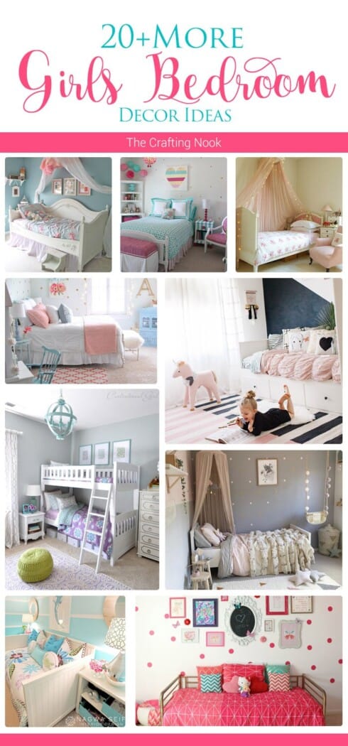 20+ More Girls Bedroom Decor Ideas - The Crafting Nook