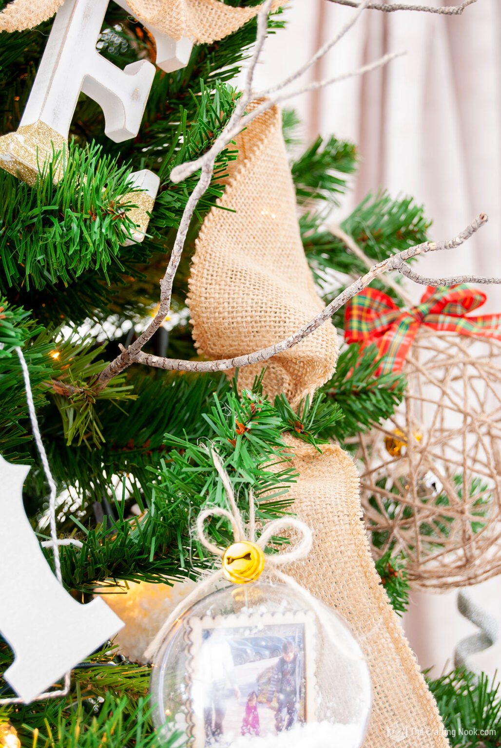 Our Neutral Rustic Christmas Tree - The Crafting Nook