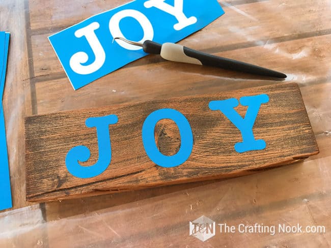 DIY Mini Christmas Wood Sign Ornaments - The Crafting Nook