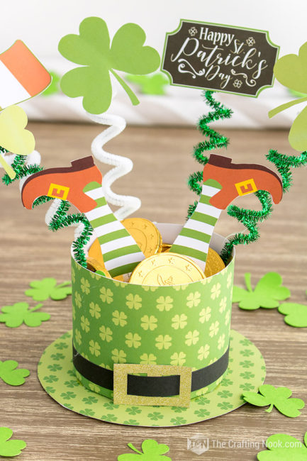 Lucky Hat St. Patrick’s Day Favor Box (free Printables) | The Crafting Nook