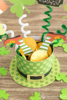 Lucky Hat St. Patrick’s Day Favor Box (free Printables) - The Crafting Nook