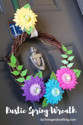 Easy DIY Rustic Spring Wreath (with video) - The Crafting Nook