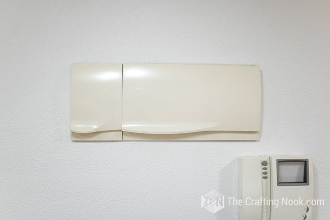 DIY Rustic Wooden Sign Electrical Panel Cover - The Crafting Nook