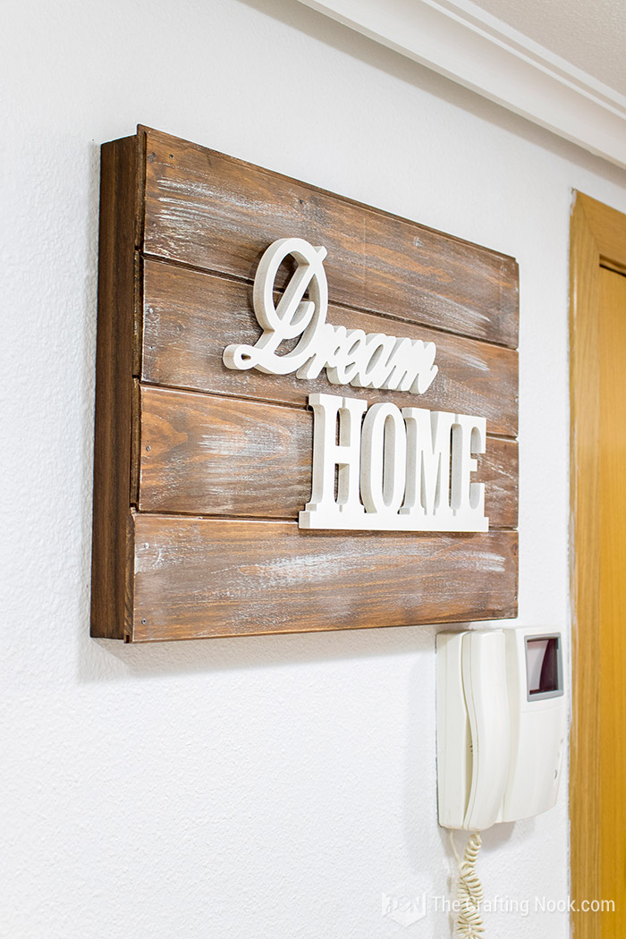 DIY Rustic Wooden Sign Electrical Panel Cover The Crafting Nook DIY Rustic Wooden Sign Electrical Panel Cover The Crafting Nook