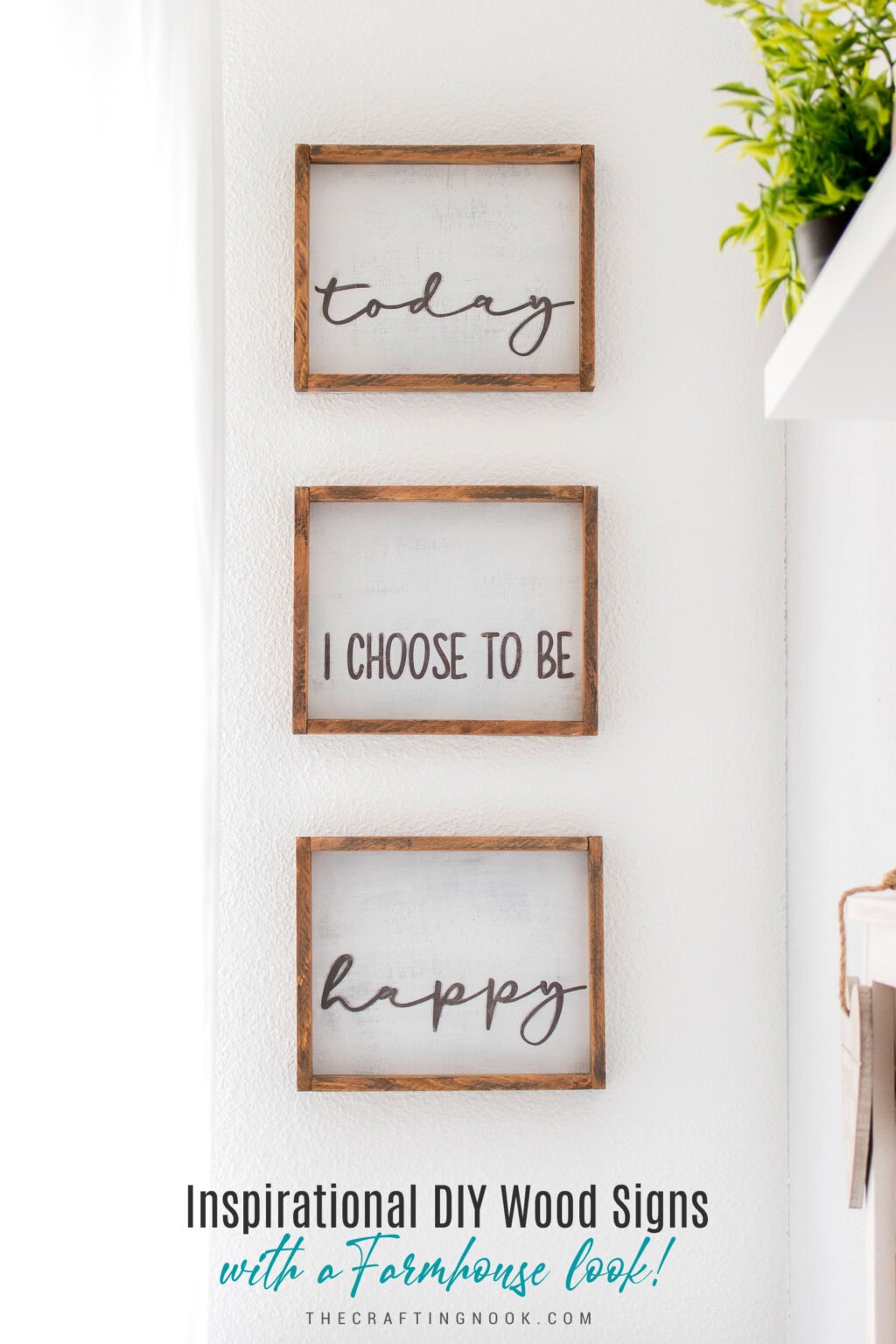 How to Make DIY Wood Signs with a Farmhouse Look - The Crafting Nook