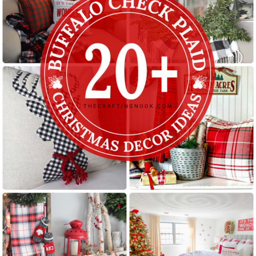 DIY Buffalo Check Christmas Ornament (Easy Upcycled Fabric Baubles ...