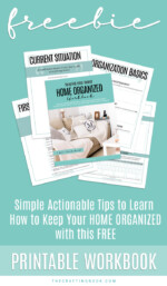 How to Keep an Organized Home (Simple tips + freebie) - The Crafting Nook