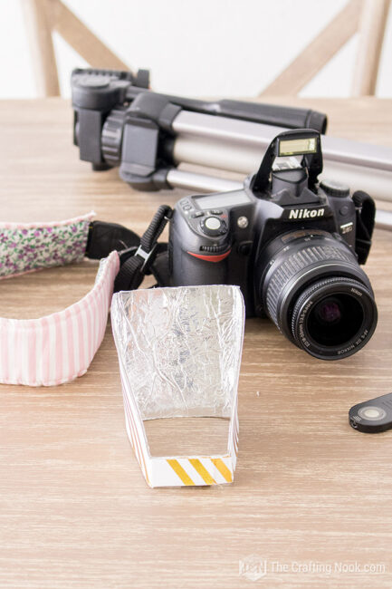 DIY Bounce Card for Built-In DSLR Camera Flashes - The Crafting Nook