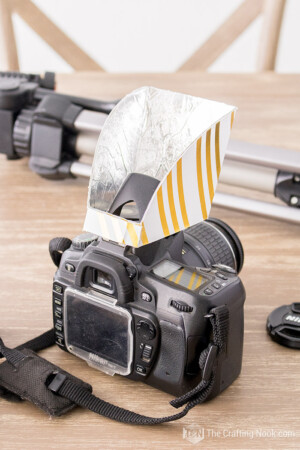 DIY Flash Bouncer for Built-in DSLR Camera Flashes | The Crafting Nook