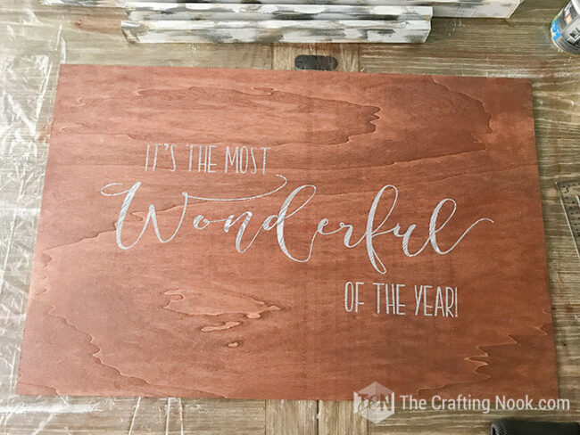 DIY Farmhouse Christmas Wood Signs – Rustic and Reversible. - The ...