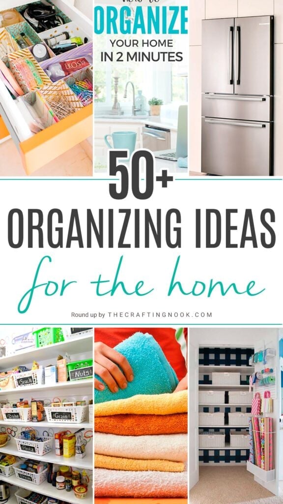 50+ Organization Ideas for the Home - The Crafting Nook