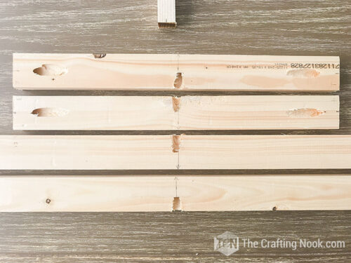 DIY Farmhouse style Window Frames Tutorial - The Crafting Nook