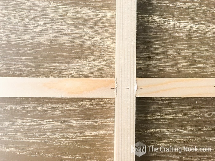 DIY Farmhouse style Window Frames Tutorial - The Crafting Nook