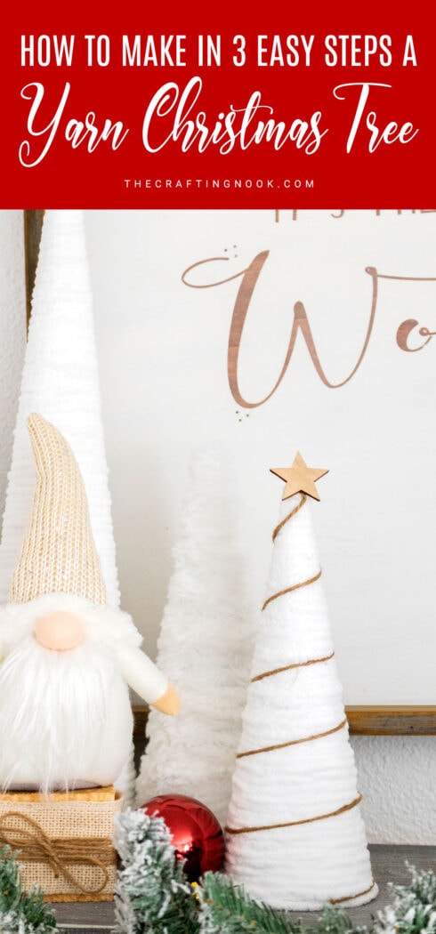 How to Make a DIY Yarn Christmas Tree in 3 Easy Steps - The Crafting Nook