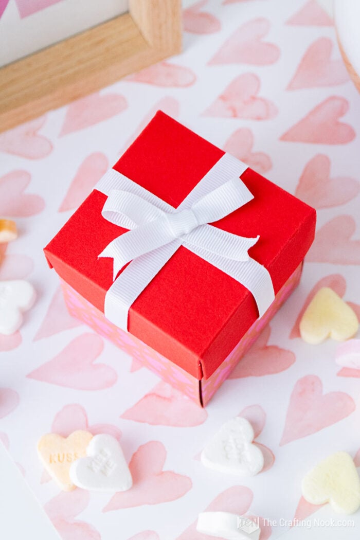 DIY Candy Box for Valentine's Day - The Crafting Nook