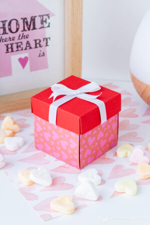 DIY Valentine Favor Box for Candy and Small Gifts - The Crafting Nook