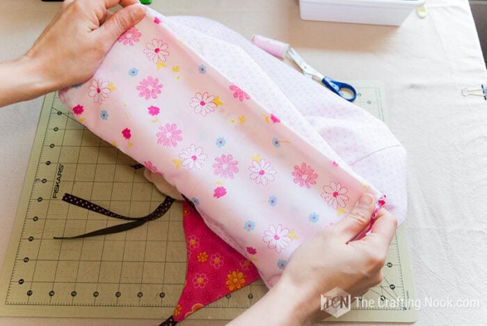 DIY Wall Hanging Diaper Stacker - The Crafting Nook
