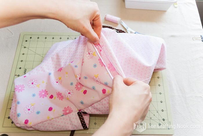 DIY Wall Hanging Diaper Stacker - The Crafting Nook