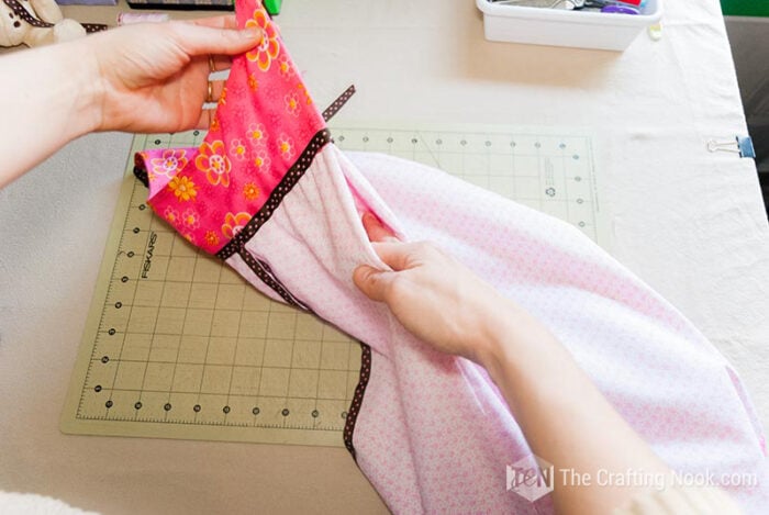 DIY Wall Hanging Diaper Stacker - The Crafting Nook
