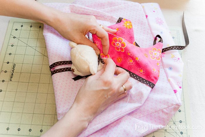 DIY Wall Hanging Diaper Stacker - The Crafting Nook