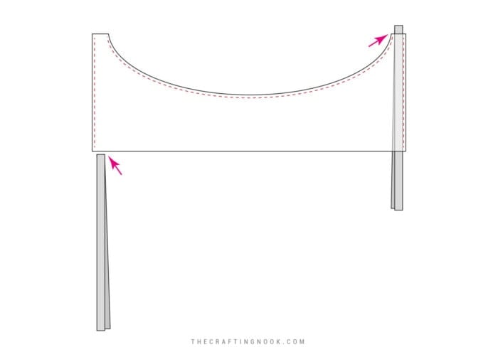 DIY Wall Hanging Diaper Stacker - The Crafting Nook