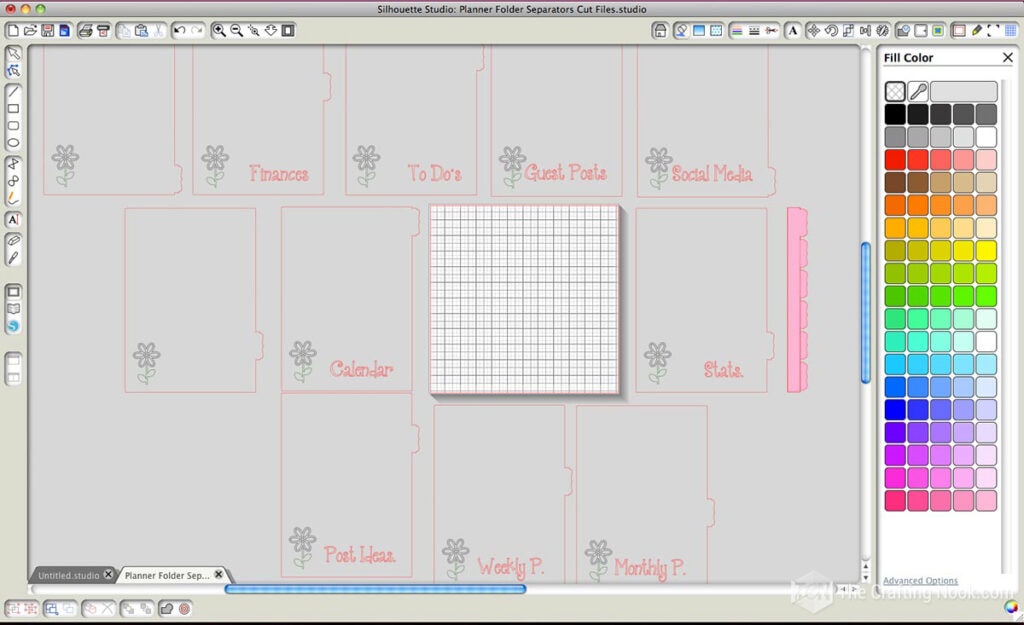 DIY Binder Dividers + Free Cut Files - The Crafting Nook