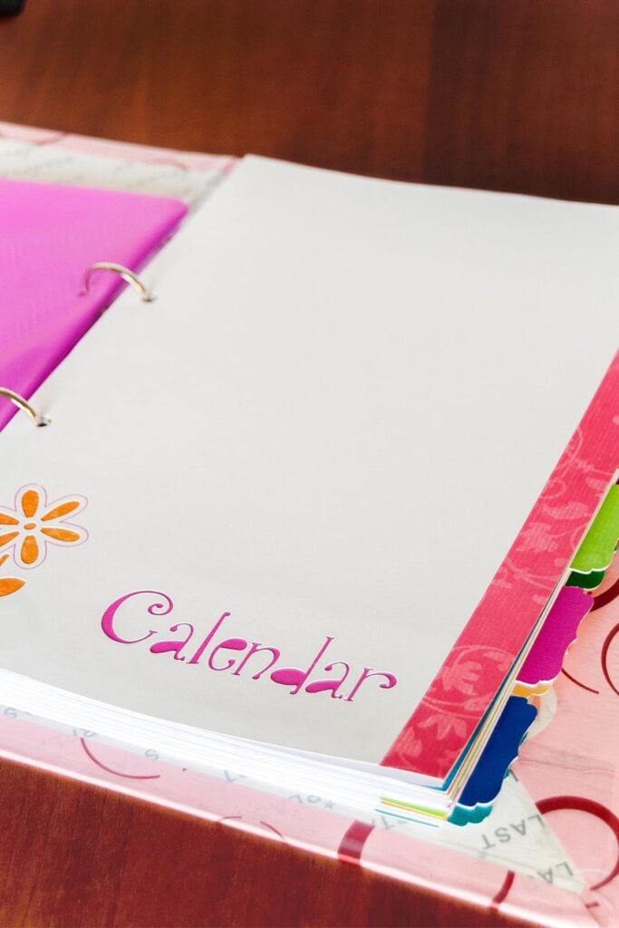 DIY Binder Dividers + Free Cut Files - The Crafting Nook