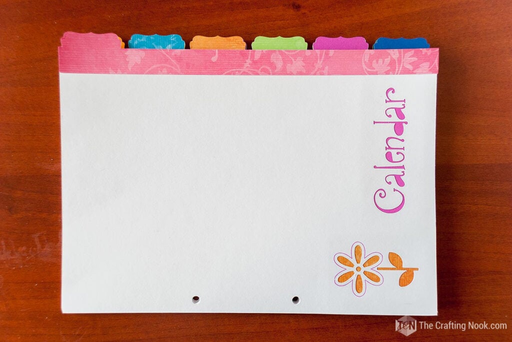 DIY Binder Dividers + Free Cut Files - The Crafting Nook