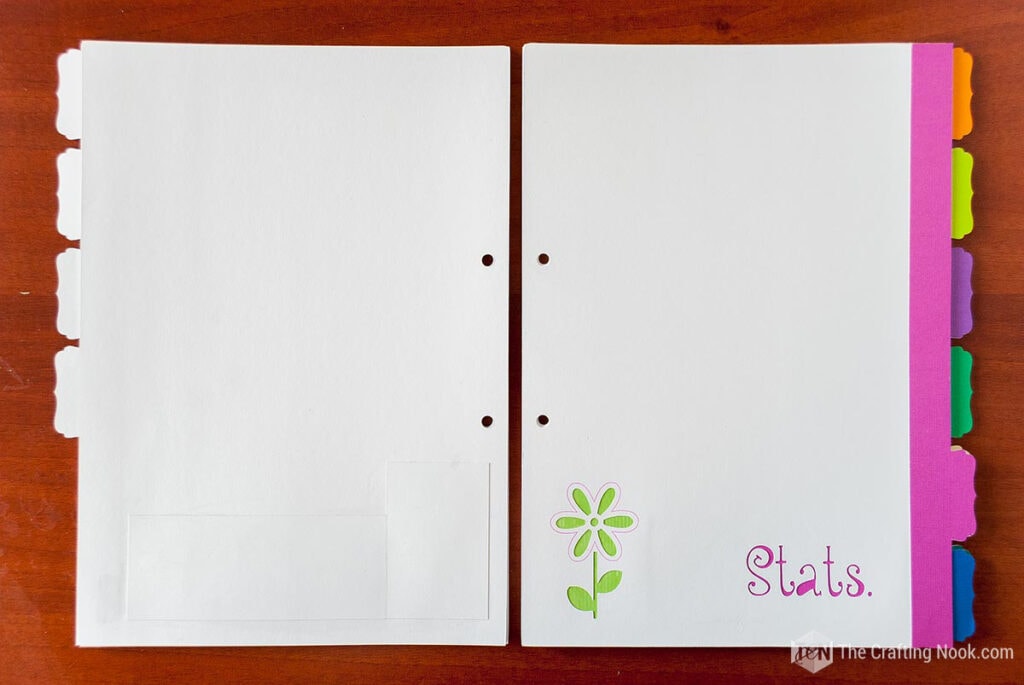 DIY Binder Dividers + Free Cut Files - The Crafting Nook